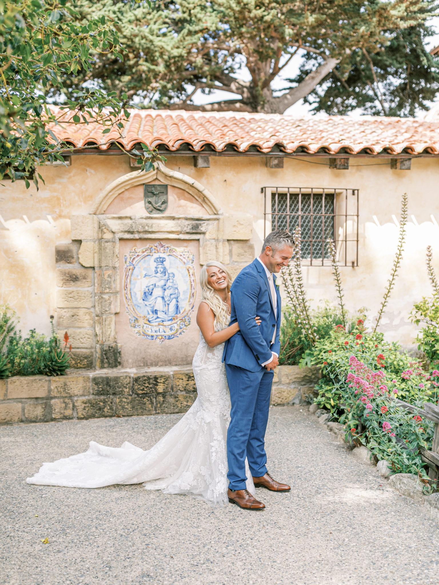Michelle & Andrew's Carmel Mission Basilica Wedding - oliviamarshall.com