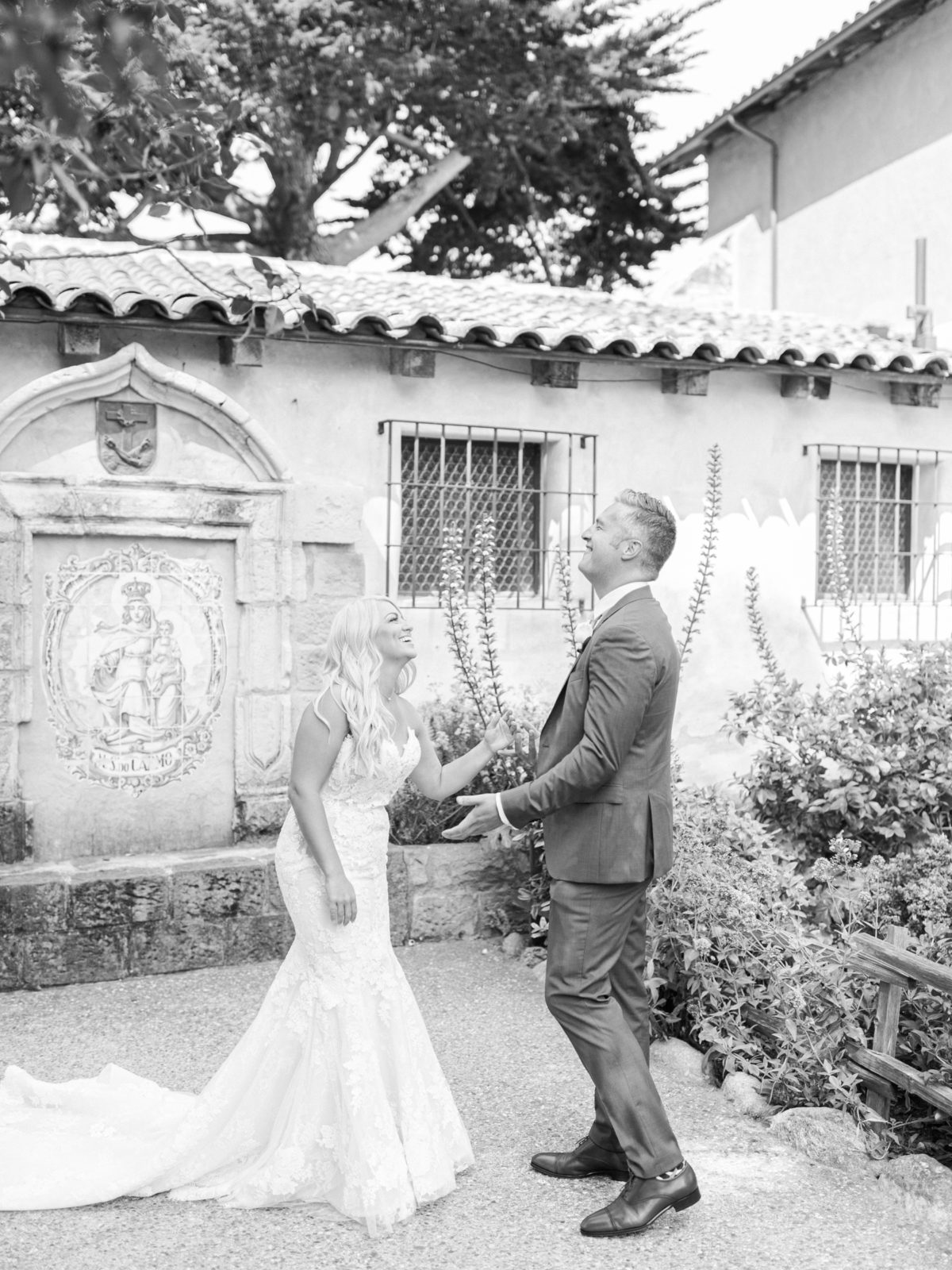 Michelle & Andrew's Carmel Mission Basilica Wedding - oliviamarshall.com