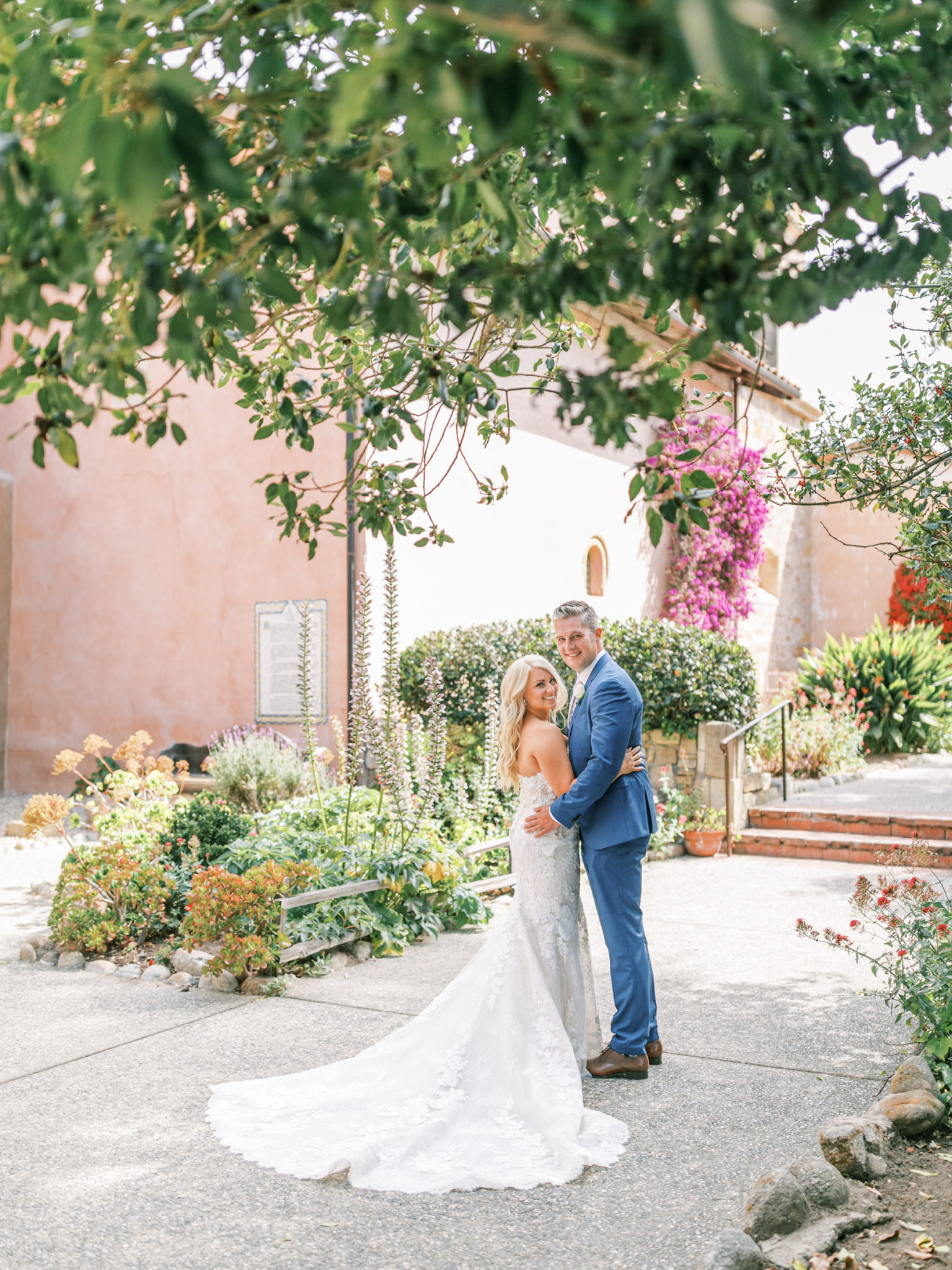 Michelle & Andrew's Carmel Mission Basilica Wedding - oliviamarshall.com