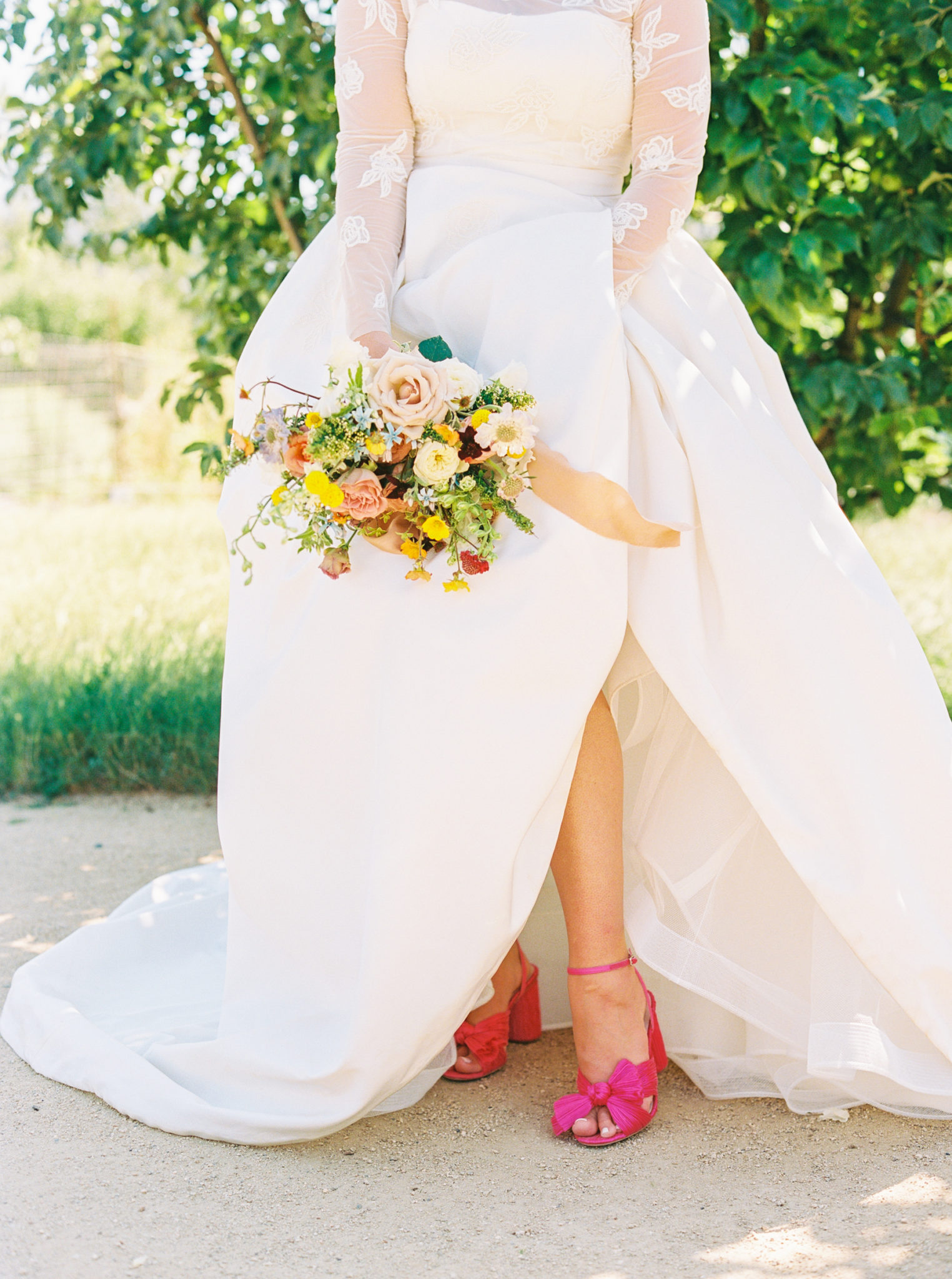Cierra & Clark's Colorful Summer St. Helena Wedding - oliviamarshall.com